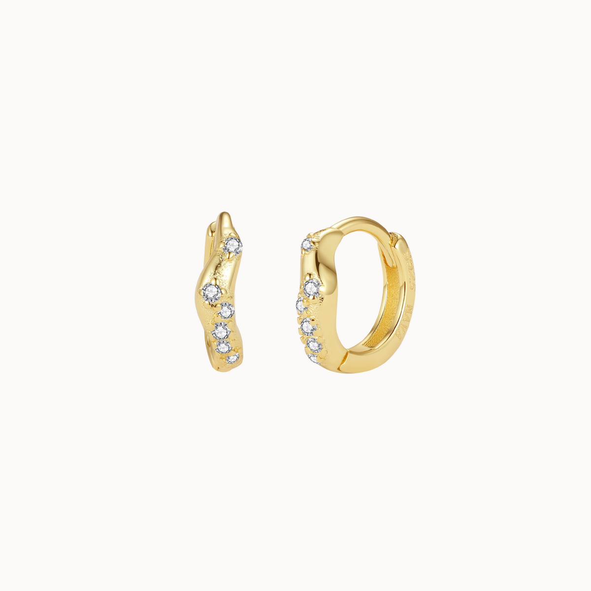 Ara Earrings - Gold Plated – Nava Copenhagen